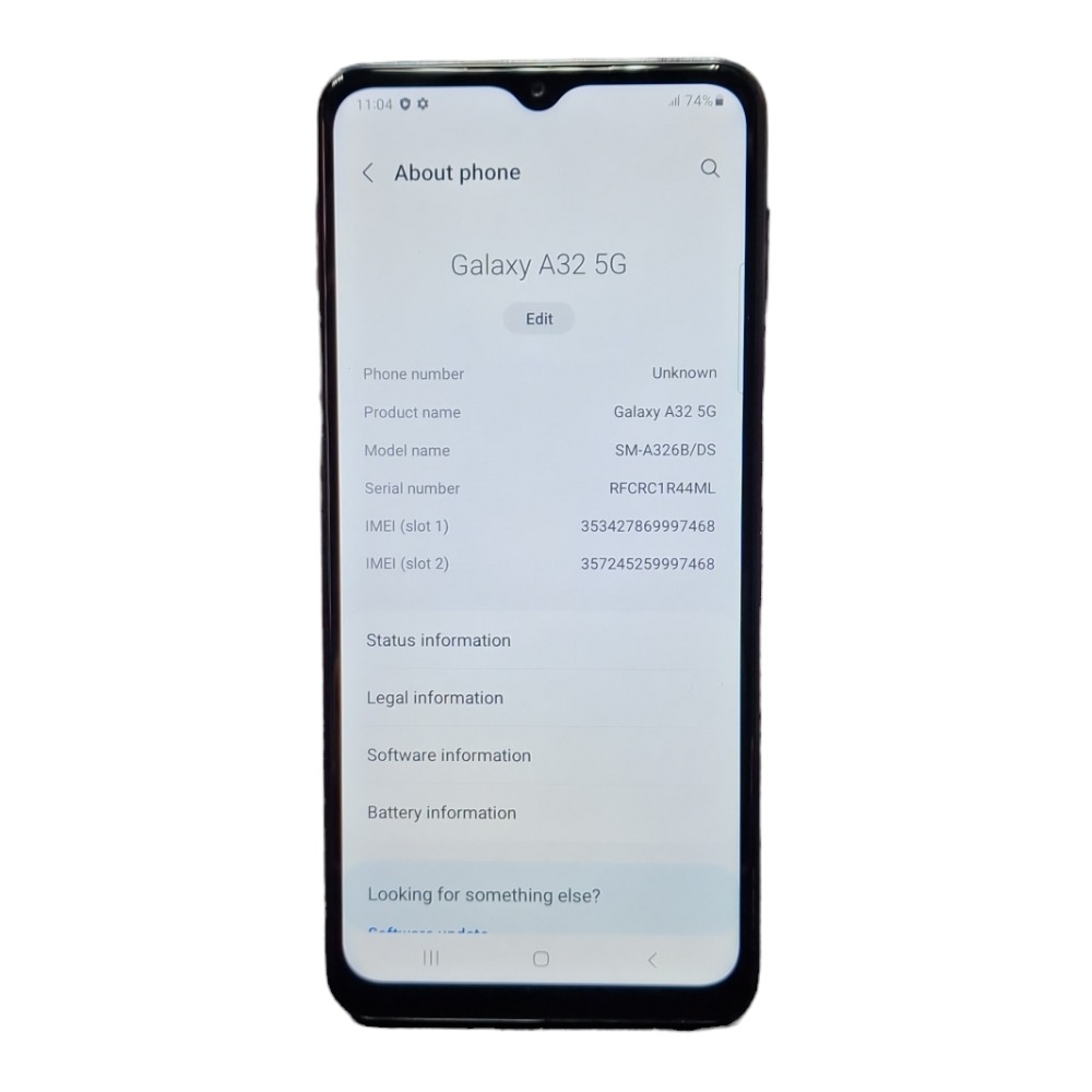 Used Samsung Galaxy A32 5G Dual Sim 64GB Awesome Black, Unlocked - Own4Less